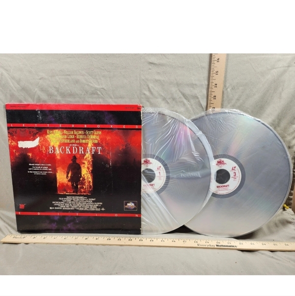Media | Vintage Laser Disc Backdraft Great Shape Complete | Poshmark